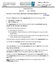CS102 Sample Final Exam 202 1 docx جامأعة المأير سلطان Prince