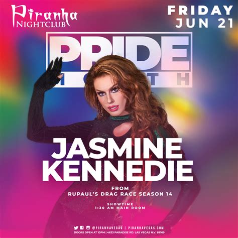 Buy Tickets To Piranha Presents Pride Month Wjasmine Kennedie From