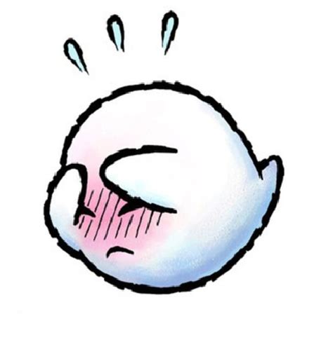 Mario Boo Ghost Watercolor Eyes Closed Mario Wall Art Boo Etsy Artofit