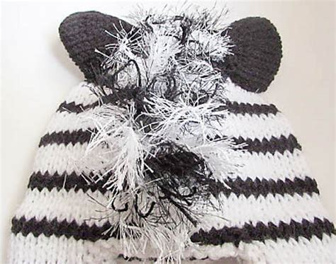 Ravelry Zebra Hat Knit Pattern By Wistfully Woolen