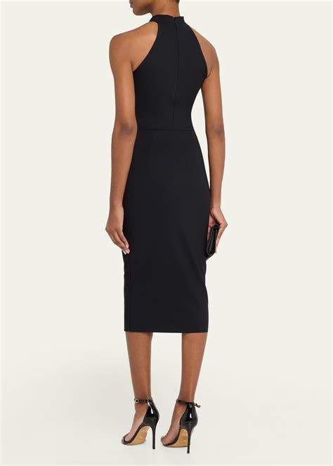 Chiara Boni La Petite Robe Kety Mock Neck Midi Sheath Dress Bergdorf