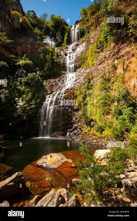 Farofa waterfall at Bandeirinhas stream Serra do Cipó National Park