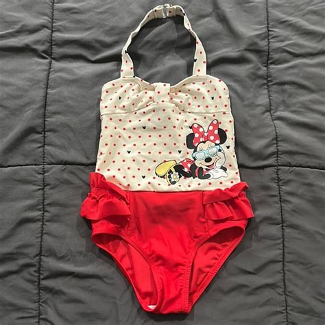 Disney Swim Minnie Mouse One Pice Bathing Suit Poshmark