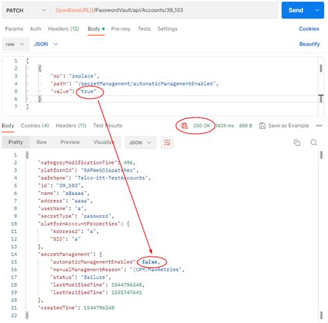 2nd Gen Rest Api Update Accounts Rcyberark