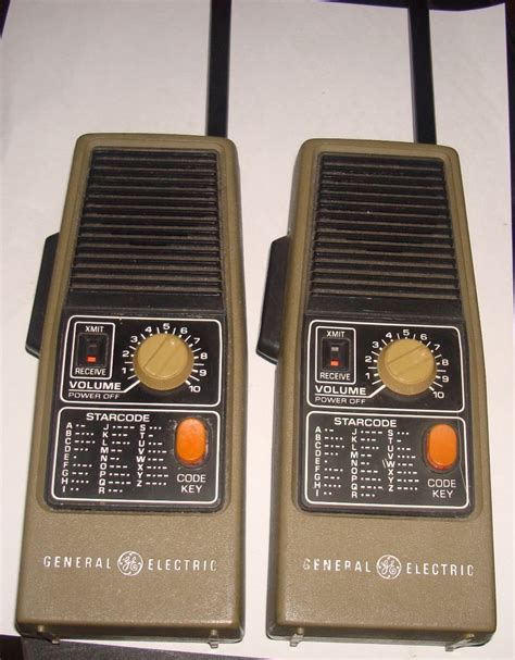Walkie Talkie General Electric E Electric General Electric Walkie