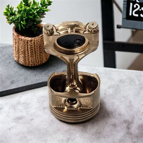 Desk Clock Piston Clock Automotive Decor Car Guy T Car Engine