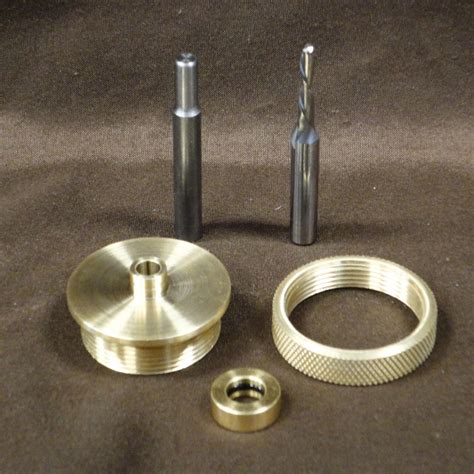 1 8 Solid Brass Router Inlay Kit Tarter Woodworking Inlays