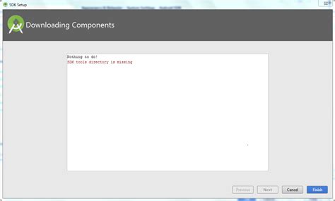 Android Sdk Is Missing Out Of Date Or Corrupted Sdk Tools Directory