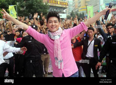 Taiwanese Singer And Actor Jimmy Lin Poses At A Fan Meeting Event In
