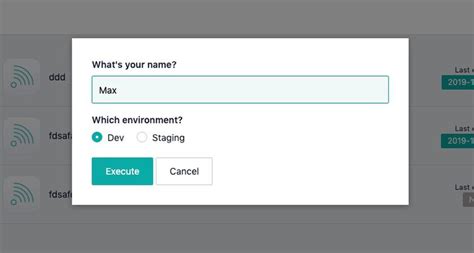 User Dialog In Tasks App Storyblok