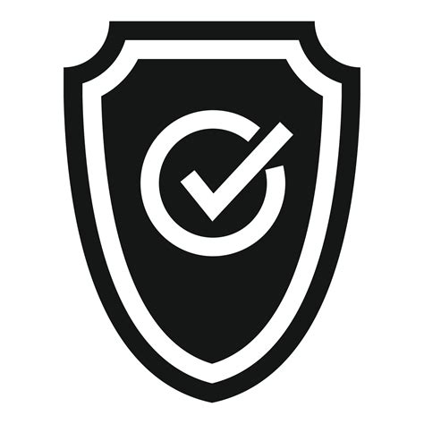 Quality Shield Icon Simple Vector Check Guarantee 15112141 Vector Art