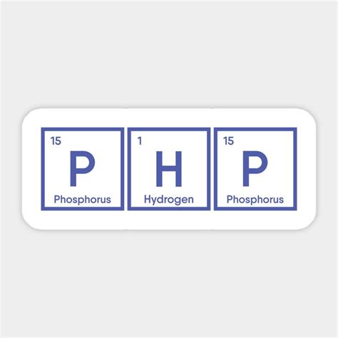 Php Sticker Programmers In 2022 Custom Stickers Funny Stickers