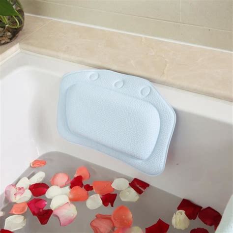 Oreiller De Bain Coussin De Baignoire Oreiller De Spa Ventouses Support