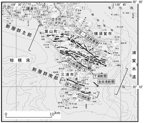 日本全国の活断層マップ 地球科学 日本 地理