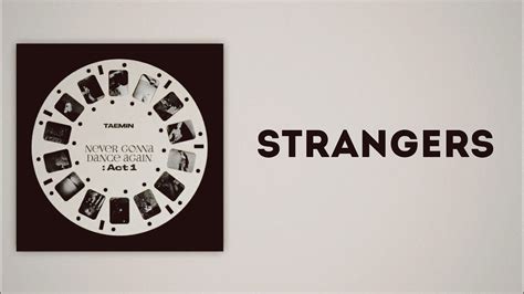 Taemin 태민 Strangers Slow Version Youtube