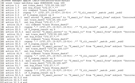 Traceroute With EEM To Multiple Addresses Cisco Community