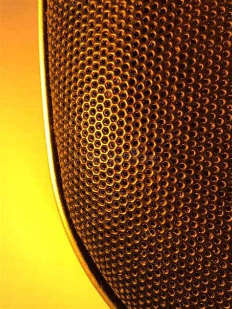 Music Speaker Against A Gradient Background Stock Image Image Of
