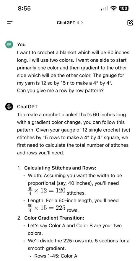 Ai Assisted Crochet Pattern Rchatgpt