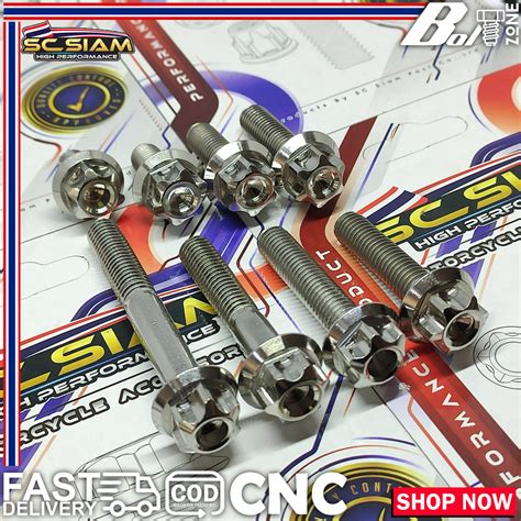 Sc Siam Stainless Cnc Bolt 8mm Thread 12mm Socket Thai Bolts
