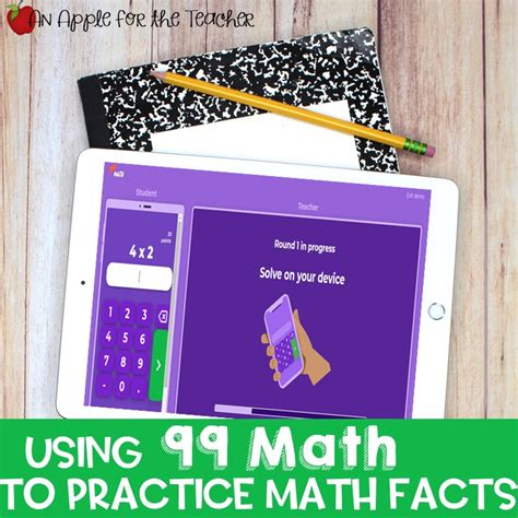 An Apple For The Teacher Using 99 Math To Practice Math Skills