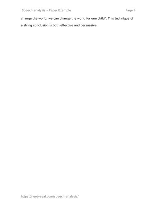 Speech Analysis 653 Words Nerdyseal