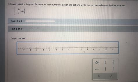 Solved Interval Notation Is Given For A Set Of Real Numbers