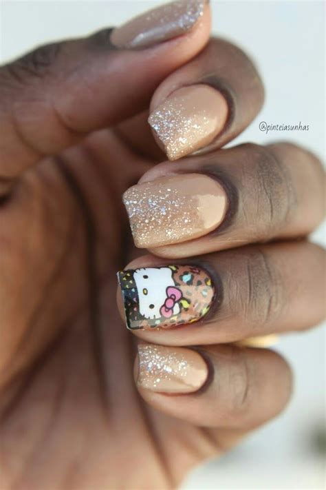 Fofurinha do dia Manicure Unhas artísticas Unhas delicadas