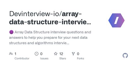 Github Devinterview Io Array Data Structure Interview Questions