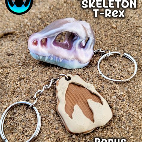 💀 Tiny Skeleton T Rex・ 3d File For 3d Printing・cults