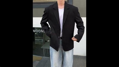 남자 코디 벚꽃놀이 패션 데이트룩 남친룩 여유있는 실루엣 오버사이즈 블레이져 셋업 자켓 대디핏 오버핏 하객룩 댄디 포멀 수트 정장 남자 쇼핑몰 추천 Youtube