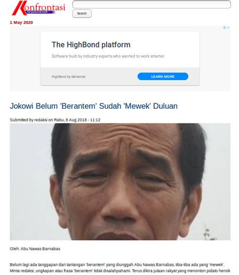 Cek Fakta Viral Foto Nasi Kodok Bergambar Presiden Jokowi Hoaks Ini Fakt