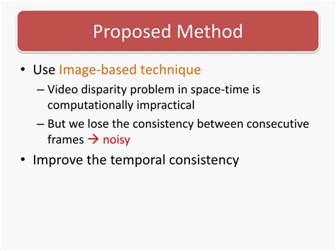 Ppt Spatial Temporal Consistency In Video Disparity Estimation Powerpoint Presentation Id