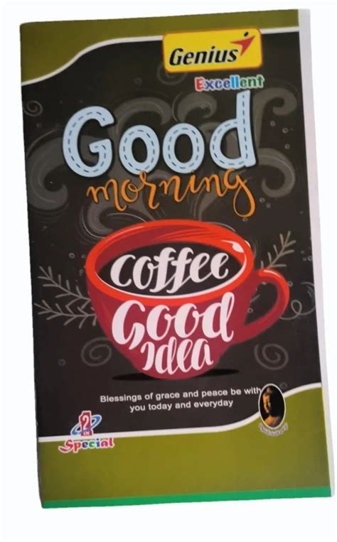 Laminated Paper Cover Perfect Bound Genius Excellent Unruled Notebook