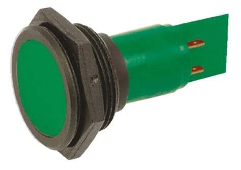 Smep3017289 Signal Construct Signal Construct Green Panel Mount Indicator 30mm Mounting Hole