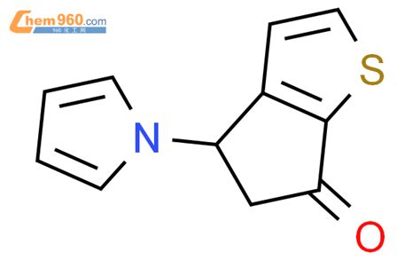 597582 10 0 6H Cyclopenta B Thiophen 6 One 4 5 Dihydro 4 1H Pyrrol 1
