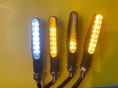 Yamaha Mt03 Mt125 Mt07 Mt09 Sequential Led Indicators With Daytime Running Ligh Ebay