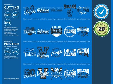 Vulcans Svg Vulcan 20 Baseball Svg Mascot Designs Pack Vulcans Svg