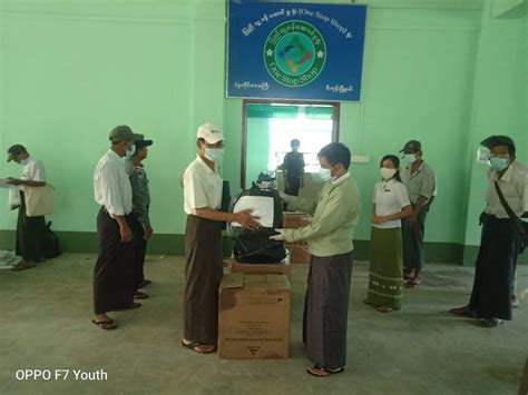 ဇီးကုန်းမြို့နယ်အတွင်းရှိ မဲရုံများအတွက် ကိုဗစ် ၁၉ ရောဂါ ကာကွယ်ထိန်းခ