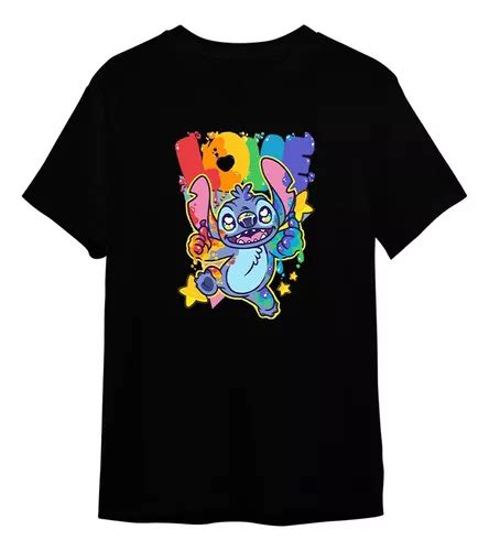 Camisa Camiseta Lilo Stitch Lgbt Love Stitch Pride 1077