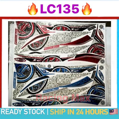Lc135 V2 V3 V4 V5 V6 V7 10 Baju Body Cover Set Coverset Lc 135 135lc