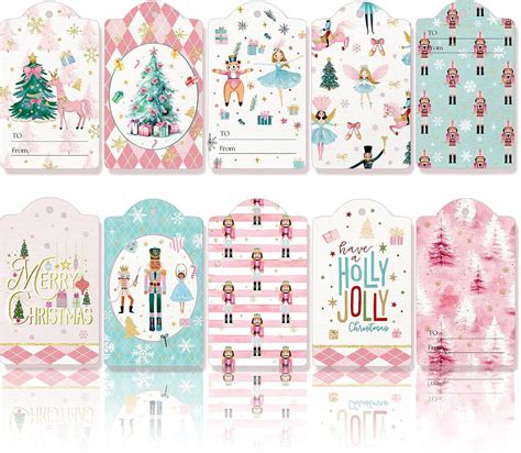 Amazon Konsait Nutcracker Gift Tags 60 Pack Kraft Paper