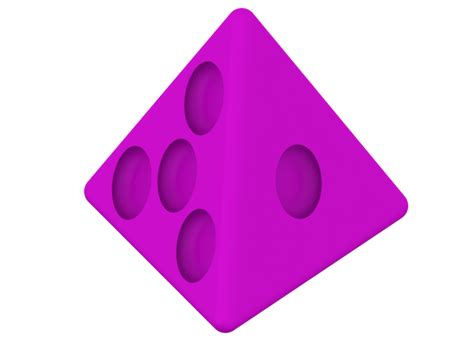Free 3d File Tetrahedron Dice 4 Faces・3d Print Object To Download・cults