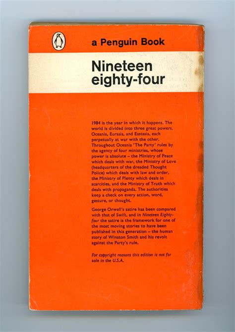 Nineteen Eighty Four Book Cover By Penguin