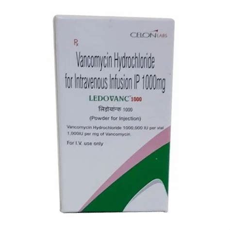 Vancomycin Hydrochloride For Iv Infusion Ip 1000mg At Rs 130piece