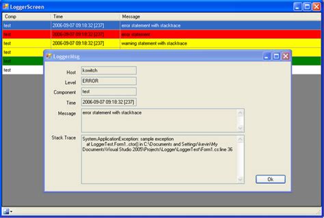 A Logging Utility With A Forms Based Console CodeProject