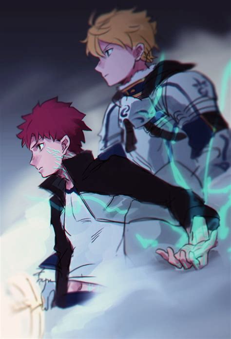 Emiya Shirou And Arthur Pendragon Fate And 2 More Drawn By Applechoc