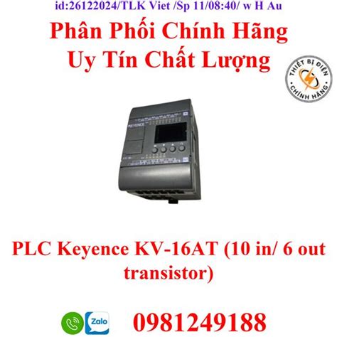 Plc Keyence Kv 16at 10 In 6 Out Transistor Thietbidienchinhhang