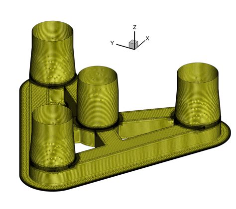 Platform S Surface Grid Detail Based On A Mesh Generated Using