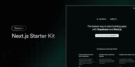 Supabase Starter Vercel