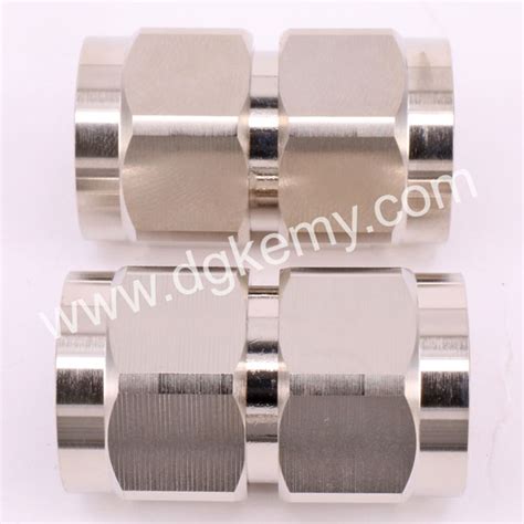 N Male Plug To N Male Plug Straight Rf Adaptor Conn Hex Body Kemy